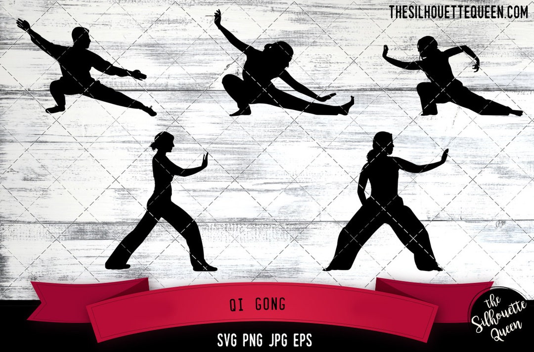 Qi Gong SVG, Silhouette, Logo, Qi Gong SVG Cut Files for Cricut Design ...