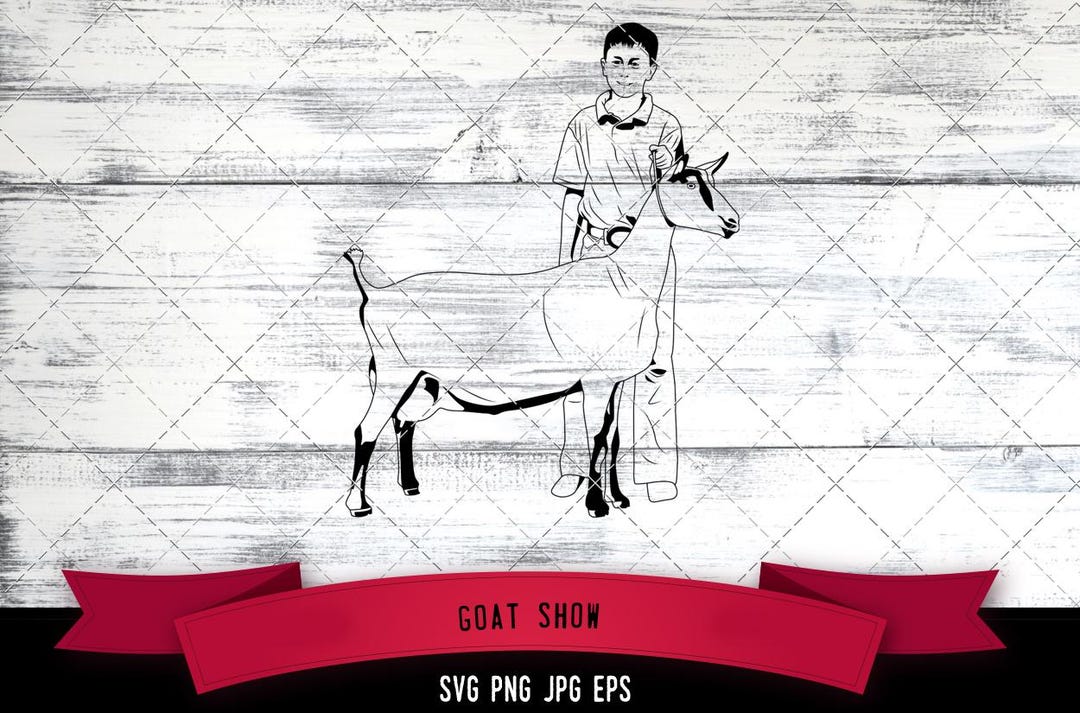 Goat Show Svg File, Livestock Show Svg Cut File, Silhouette Studio ...
