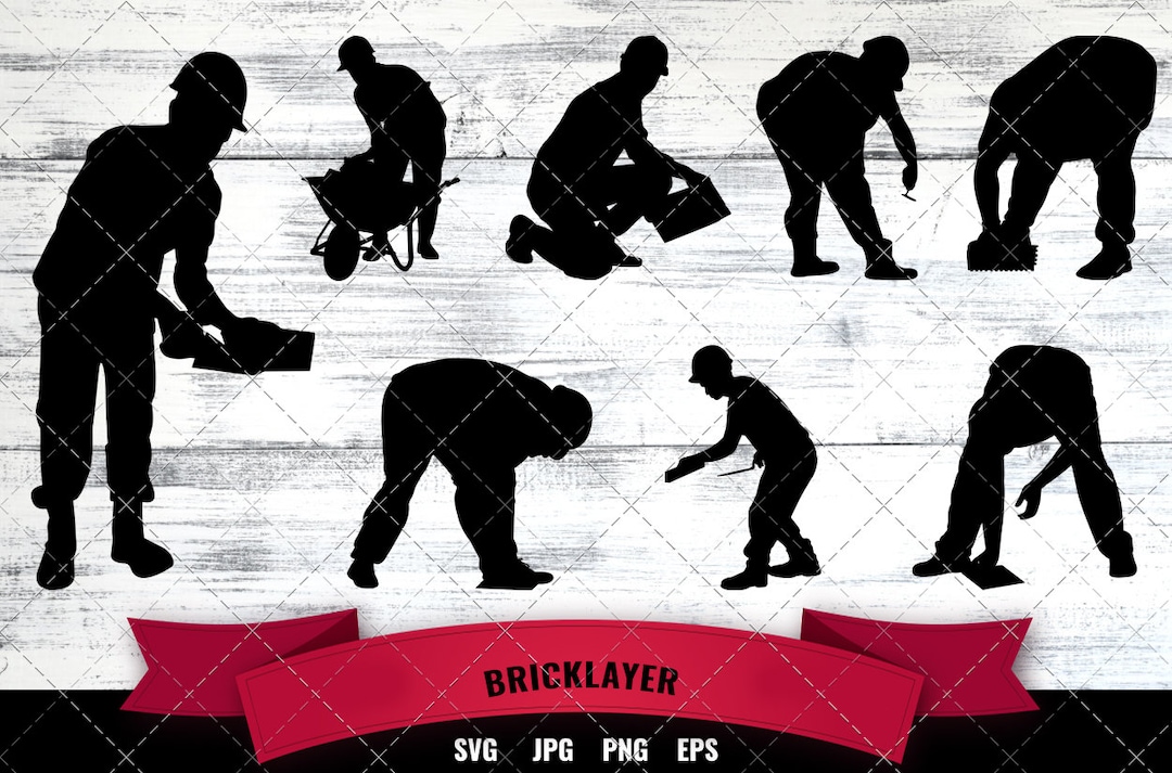 Bricklayer Svg, Craftsman Svg, Brick Mason Svg, Construction Svg ...