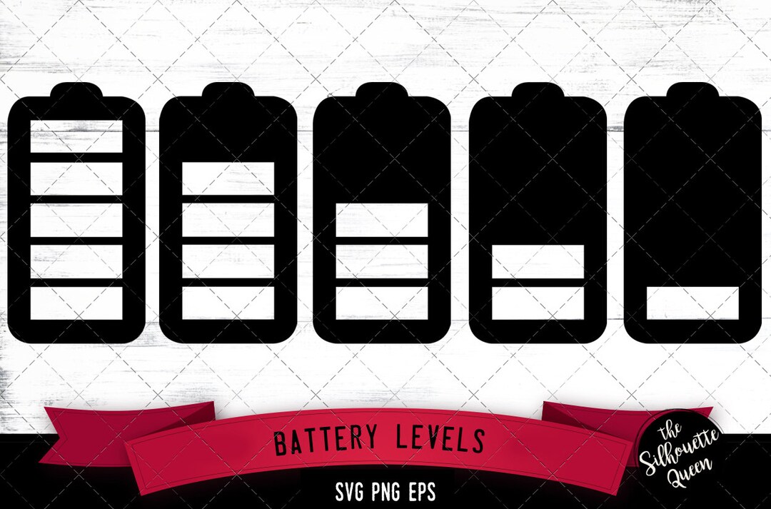 Battery Levels Svg, Battery Svg, Phone Battery Svg, Energy Svg, Low ...