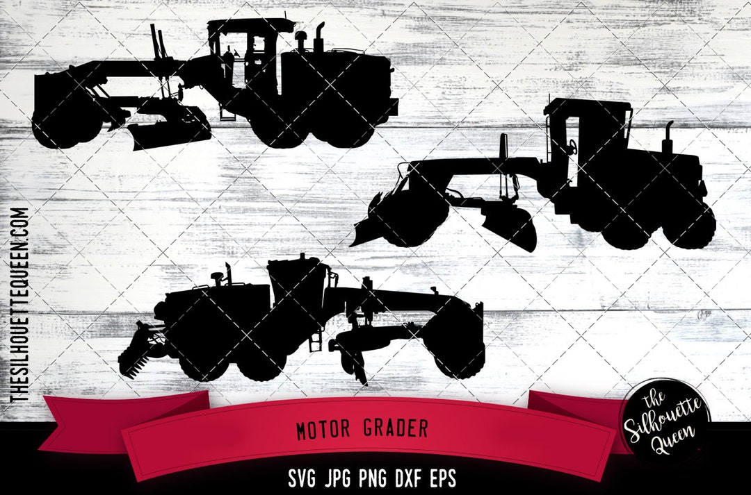 Motor Grader Svg, Road Grader Svg, Land Grader Svg, Construction Svg ...