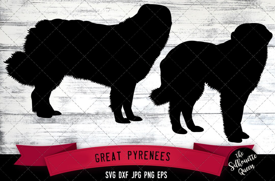 Great Pyrenees SVG Files, Dog Svg, Silhouette File, Cricut File, Cut ...