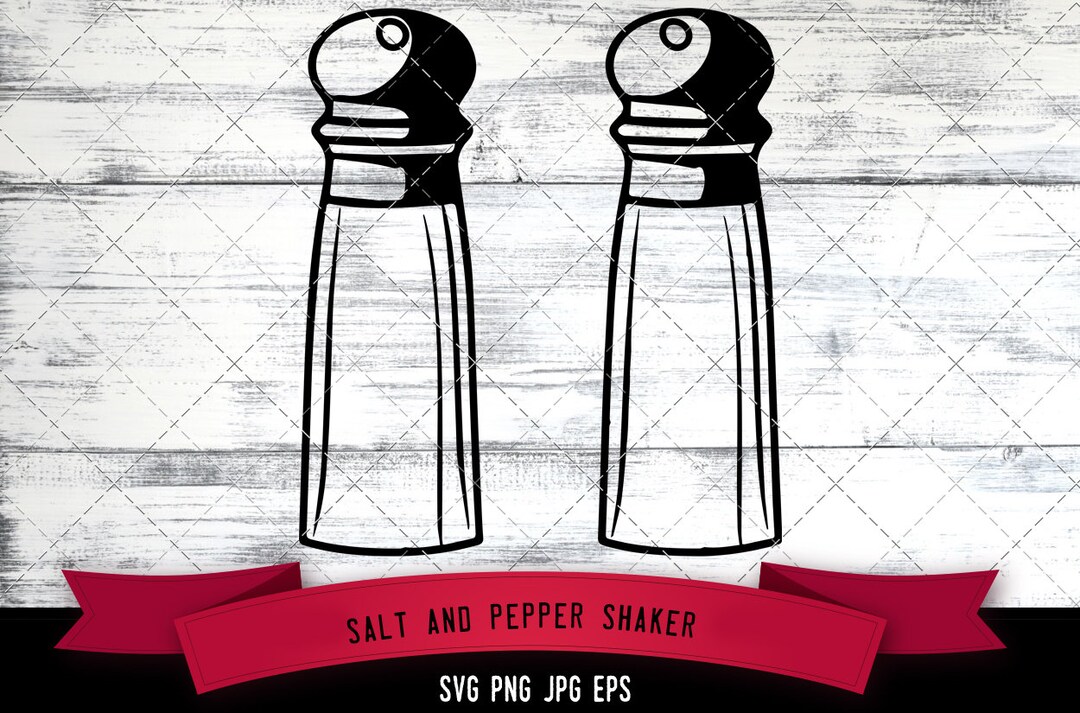 Salt and Pepper Shaker SVG, Logo - Digital Download With Commercial ...