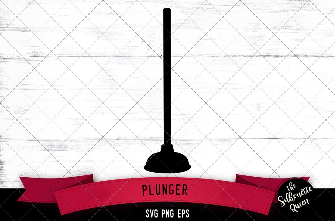 Plunger Svg, Toilet Plunger Svg, Plunger Holder Svg, Drain Svg, Sink ...