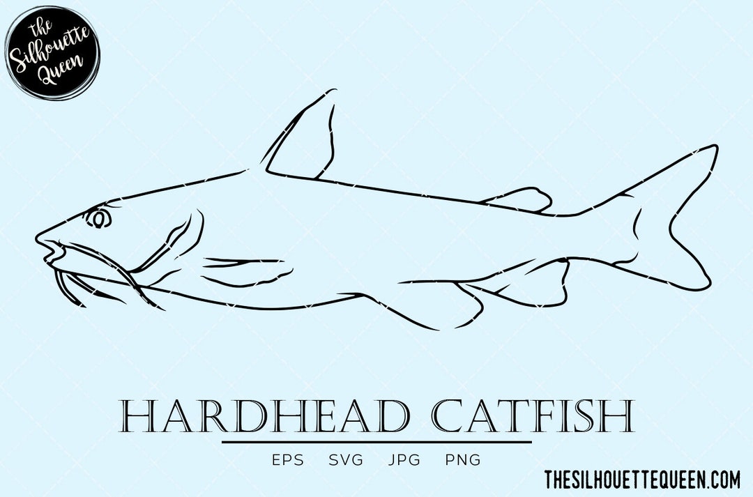 Hardhead Catfish Svg, Salt Water Fish Svg, Marine Svg, Aquatic Svg ...