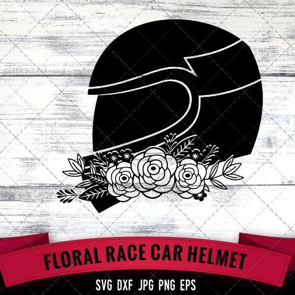 Racing Helmet Svg - Etsy