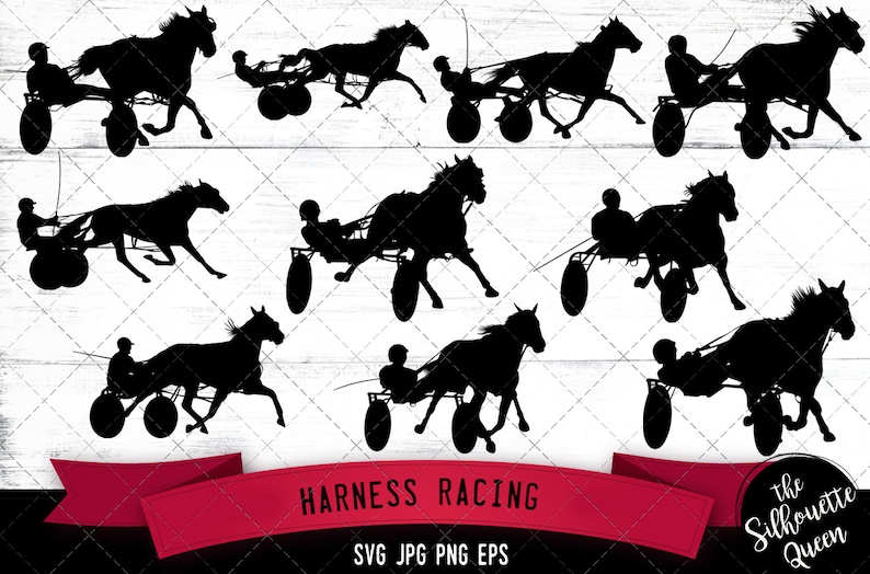Harness Racing Svg, Horse Sport Svg, Horse Racing Svg, Equestrian Sport ...