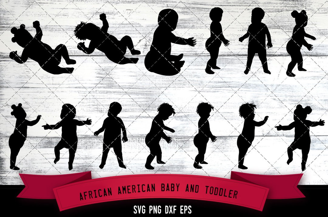 African American Baby SVG - Black Baby Boy, Afro Baby, Ethnic ...