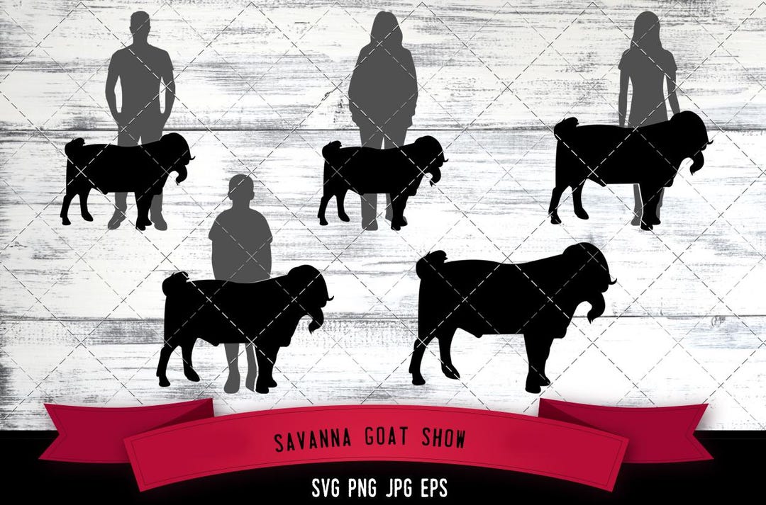 Savanna Goat Show SVG File,livestock Judging Svg, Farm Girl Boy Svg, 4 ...