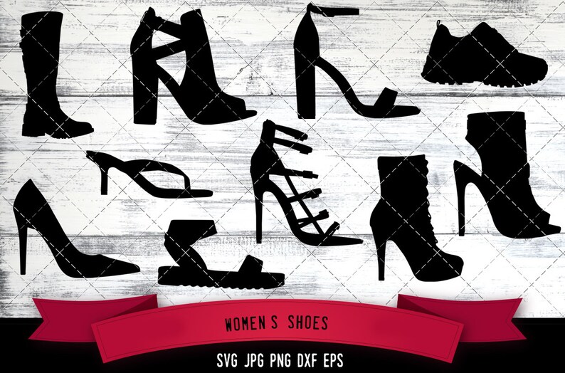Woman Shoe Svg, Wedding Shoes Svg, Leather Shoes Svg, Dolls Shoes Svg ...
