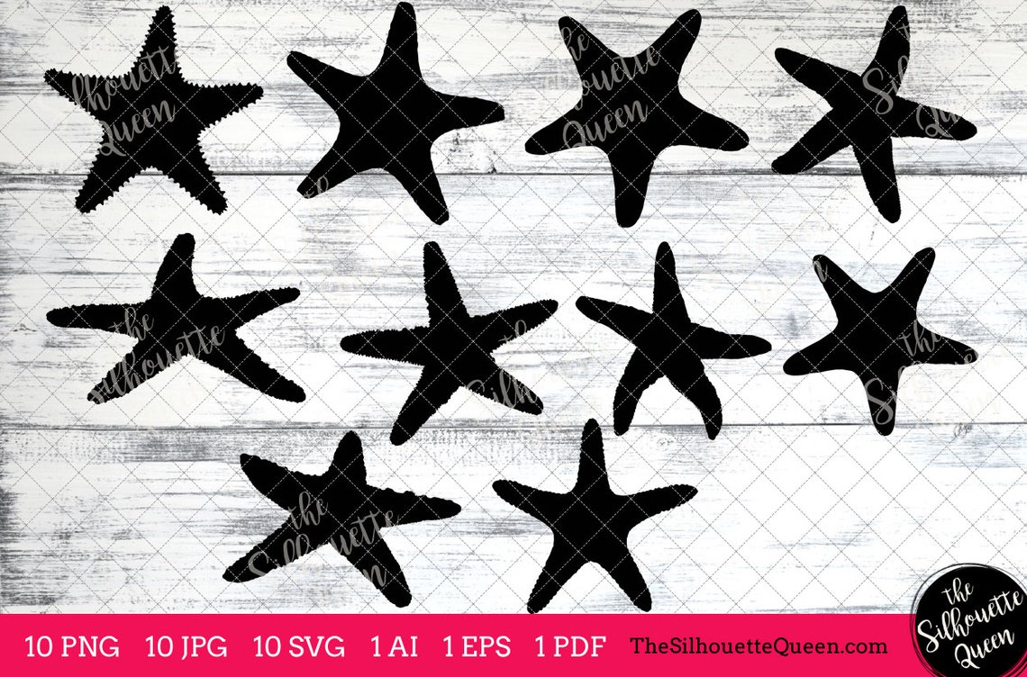 Star Fish Svg Star Fish Monogram Star Fish Svg File Star | Etsy