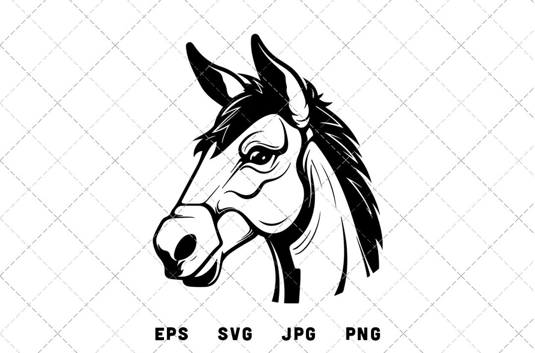 Mule Mascot Graphics - JPG, SVG, PNG - Digital Download With Commercial ...