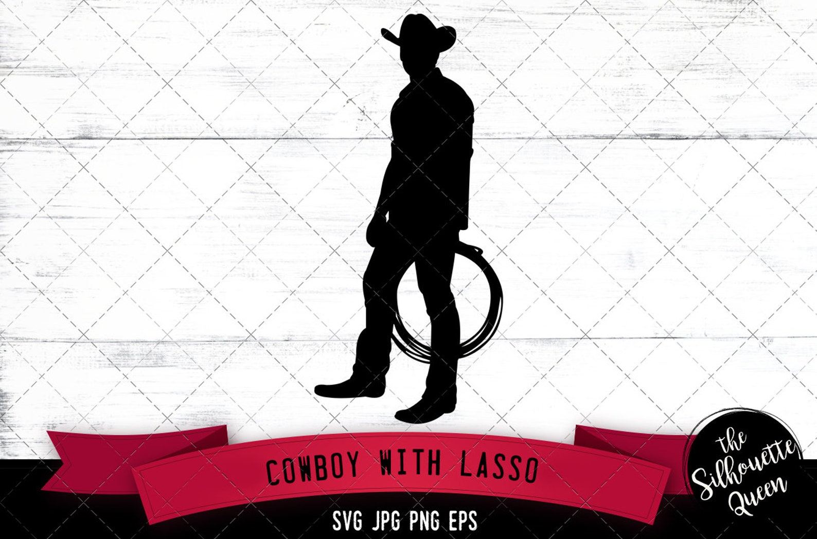 Cowboy with lasso cowboy rope svg loop of rope cowboy boots | Etsy