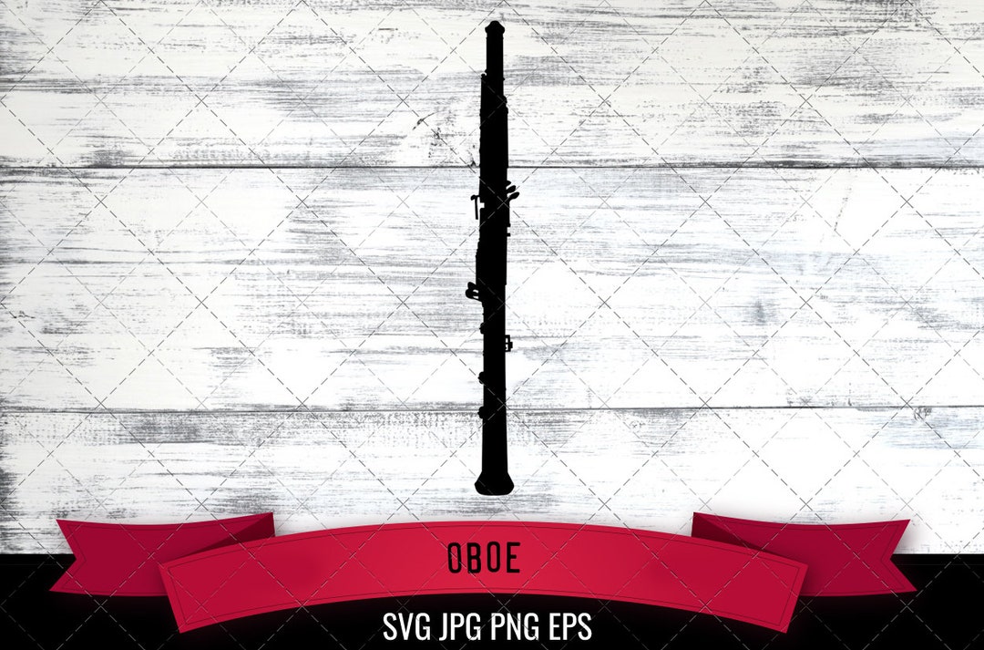 Oboe SVG, Musical Instrument SVG, Logo - Digital Download With Commercial License for Cricut ...