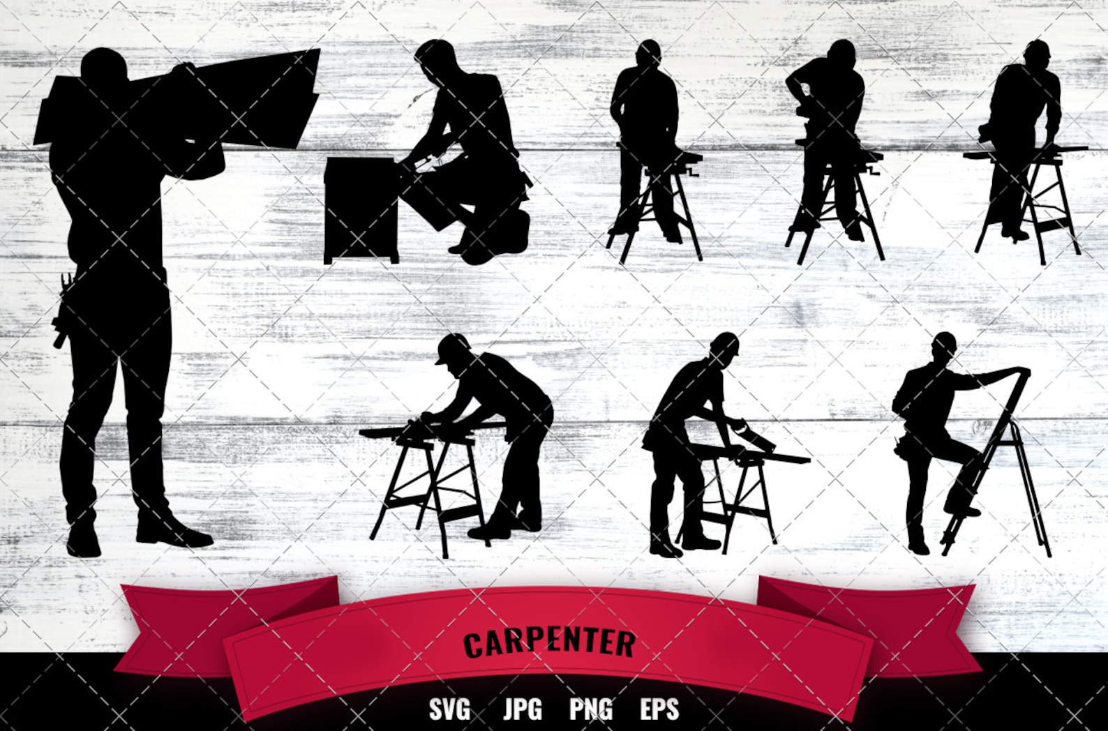 Carpenter Svg, Cabinet Worker, Craftsman, Handyman, Hand Saw Svg ...