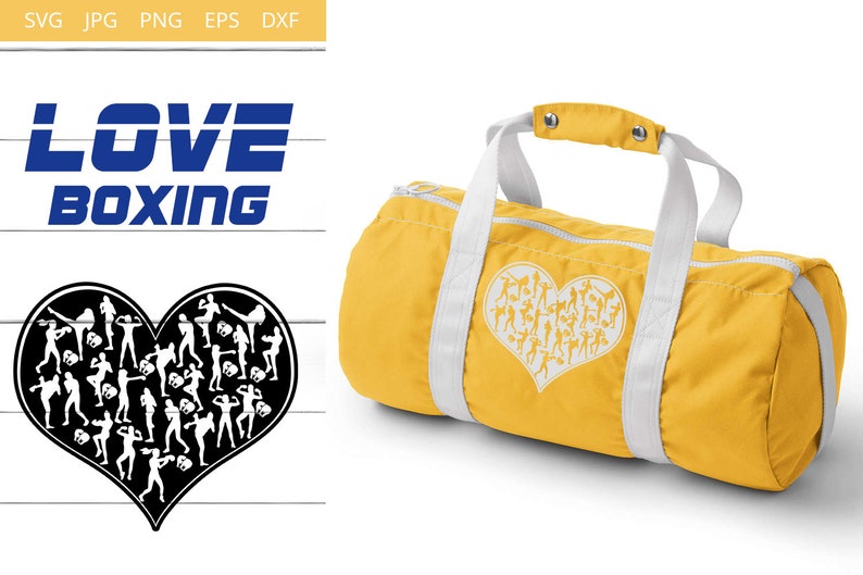 Boxing Women Love SVG Cut File Design Silhouette Cricut - Etsy