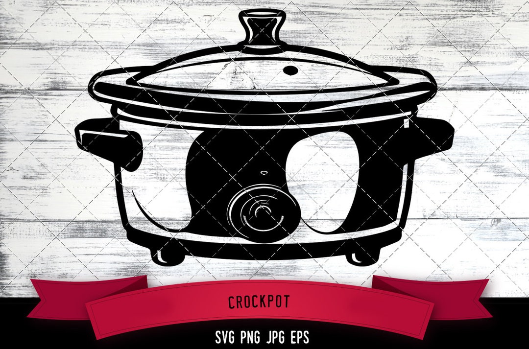 Crockpot SVG, Slow Cooker SVG, Logo - Digital Download With Commercial ...