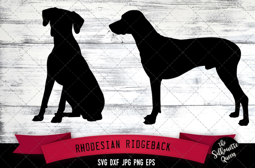 Rhodesian Ridgeback SVG Files, Dog Svg, Silhouette File, Cricut File ...