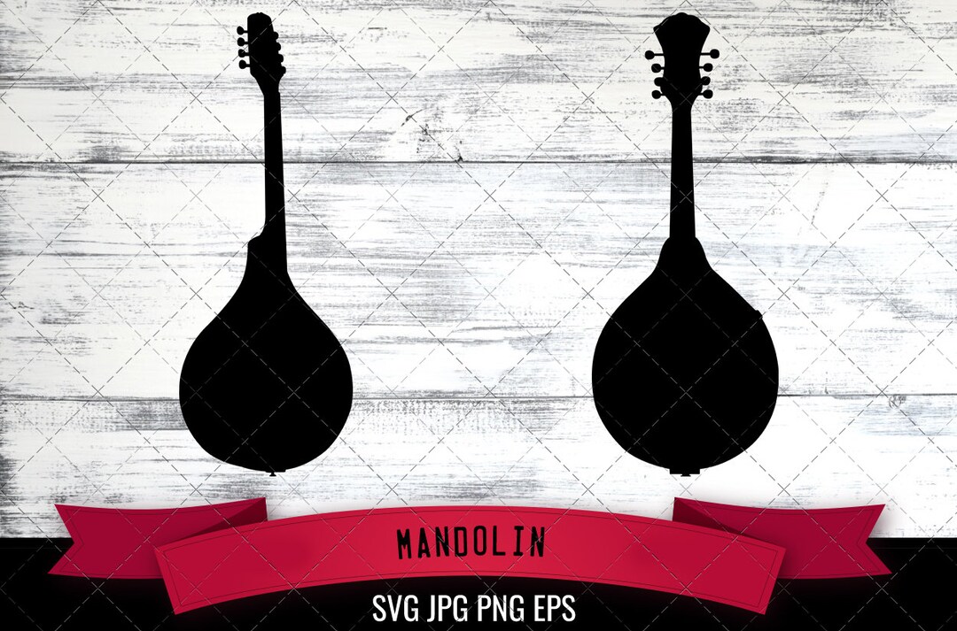 Mandolin SVG, Musical Instrument SVG, Logo - Digital Download With ...