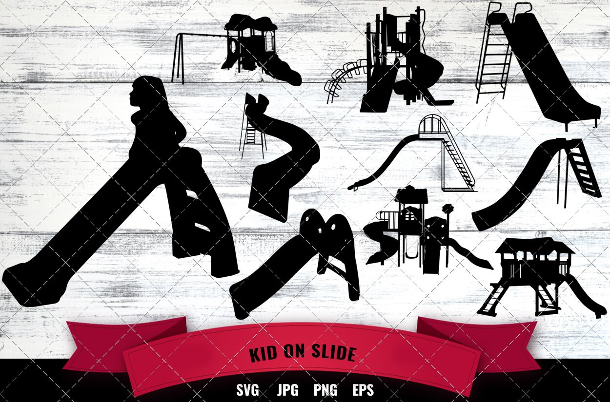 Slide Vector Silhouette