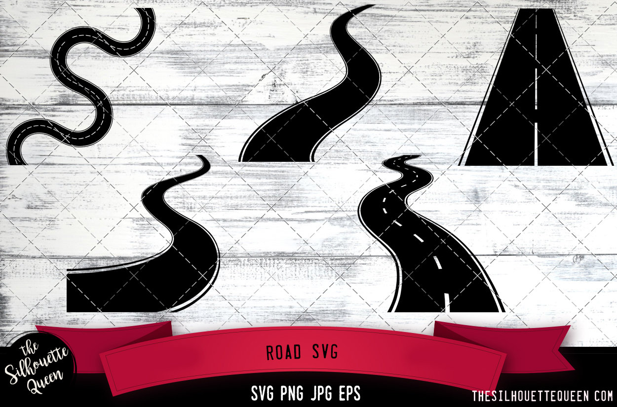 Road SVG, Silhouette, Logo, Road SVG Schnittdateien für Cricut Design ...