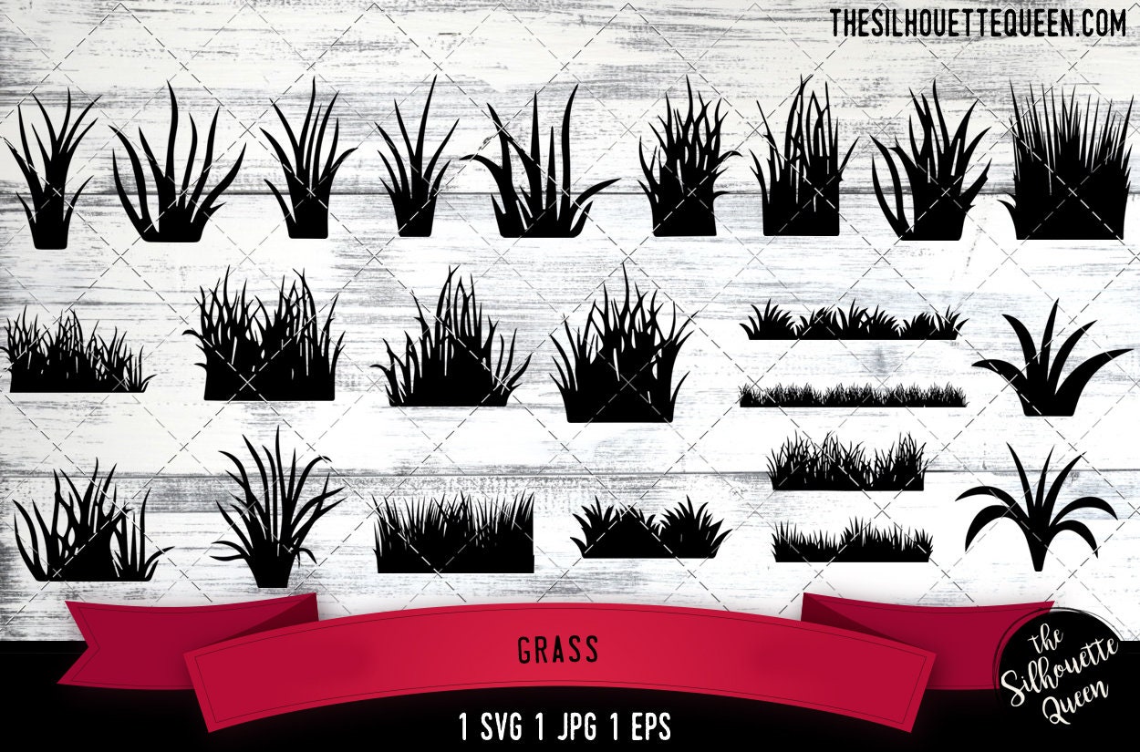 Grass SVG File, SVG Bundle File-cut File-vector Clip Art for Commercial ...