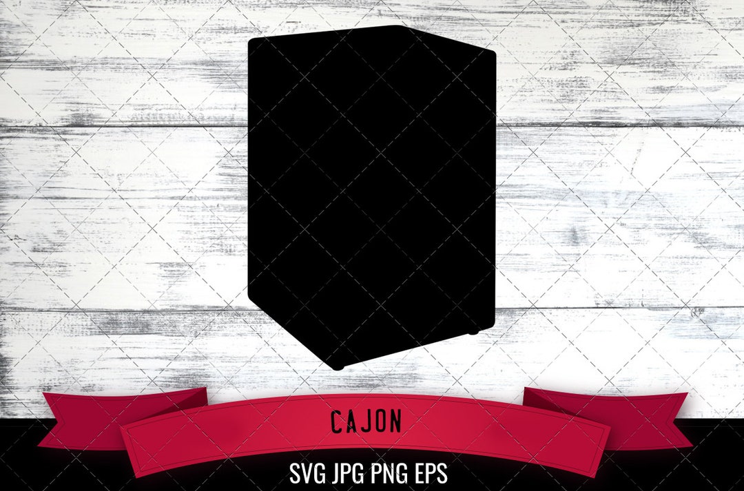 Cajon SVG, Musical Instrument SVG, Logo - Digital Download With ...