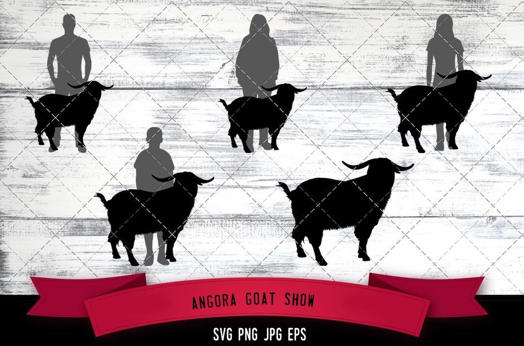 Angora Goat Show SVG File,livestock Judging Svg, Farm Girl Boy Svg, 4-H ...