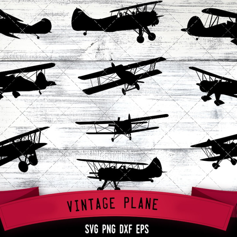 Plane Svg - Etsy