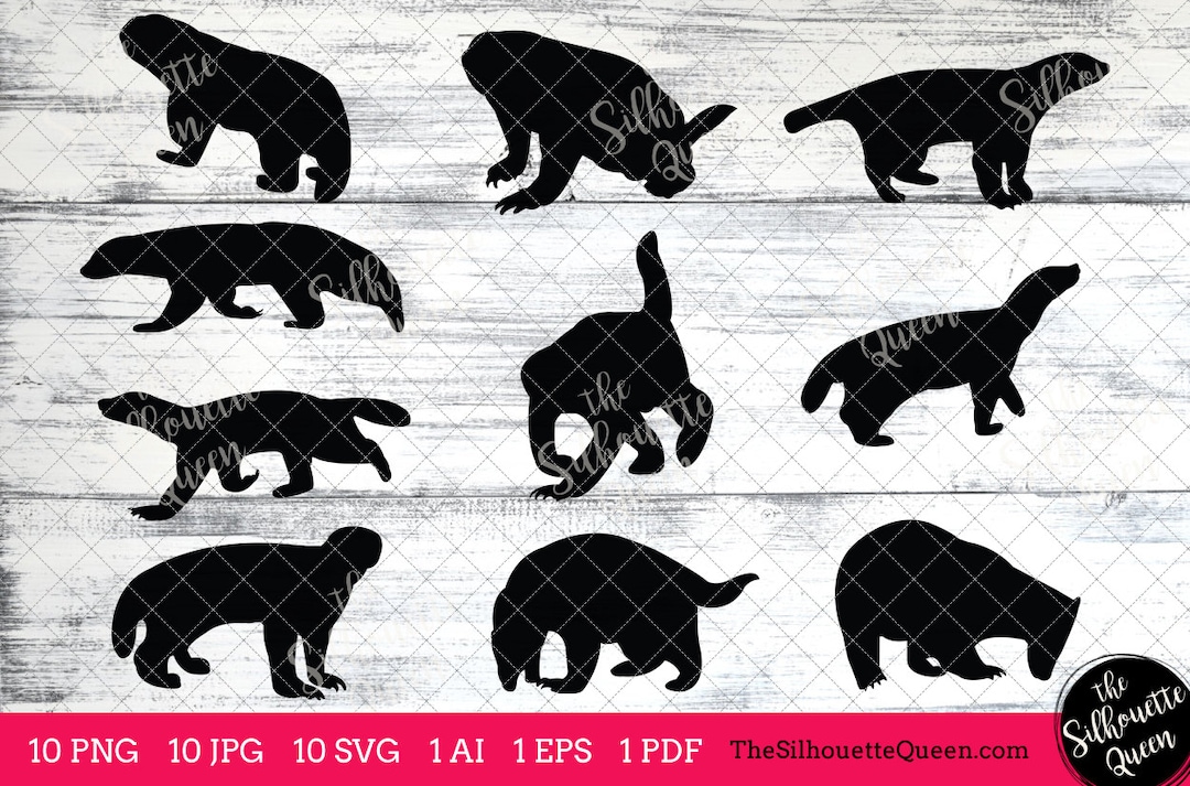 Badger Svg, Badger Monogram, Badger Svg File,cuttable, Badger Svg ...