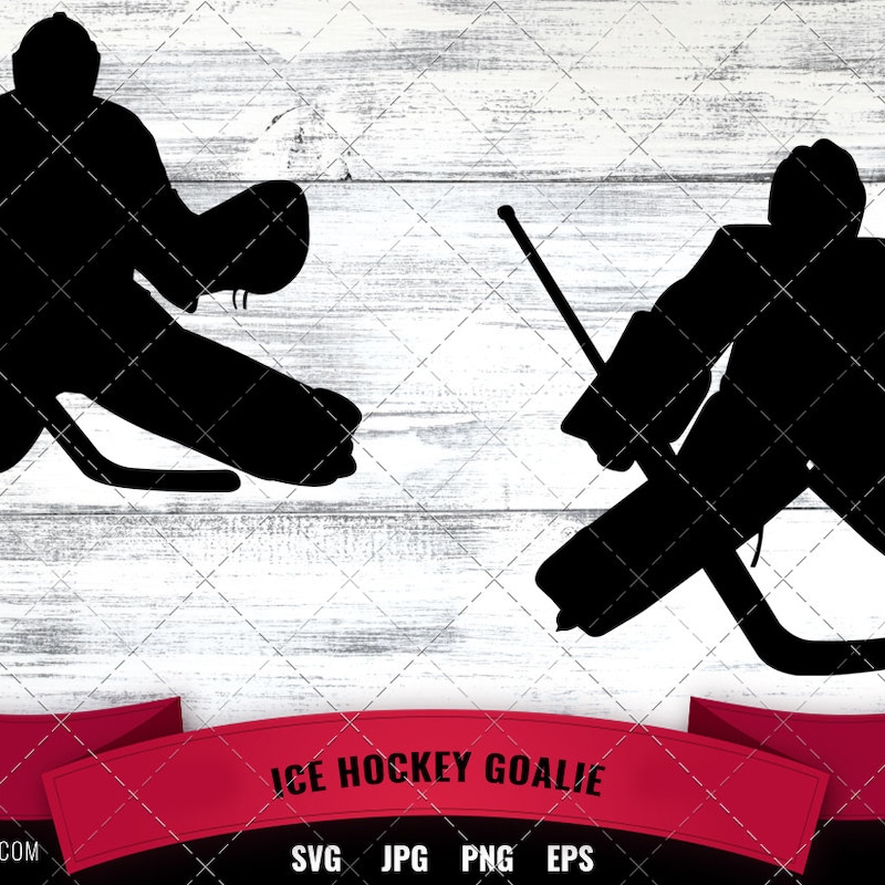 Hockey Goalie Svg - Etsy