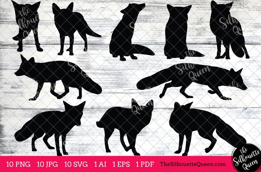 Fox Svg, Fox Monogram, Fox Svg File,cuttable, Fox Svg Bundle, Cut Files ...