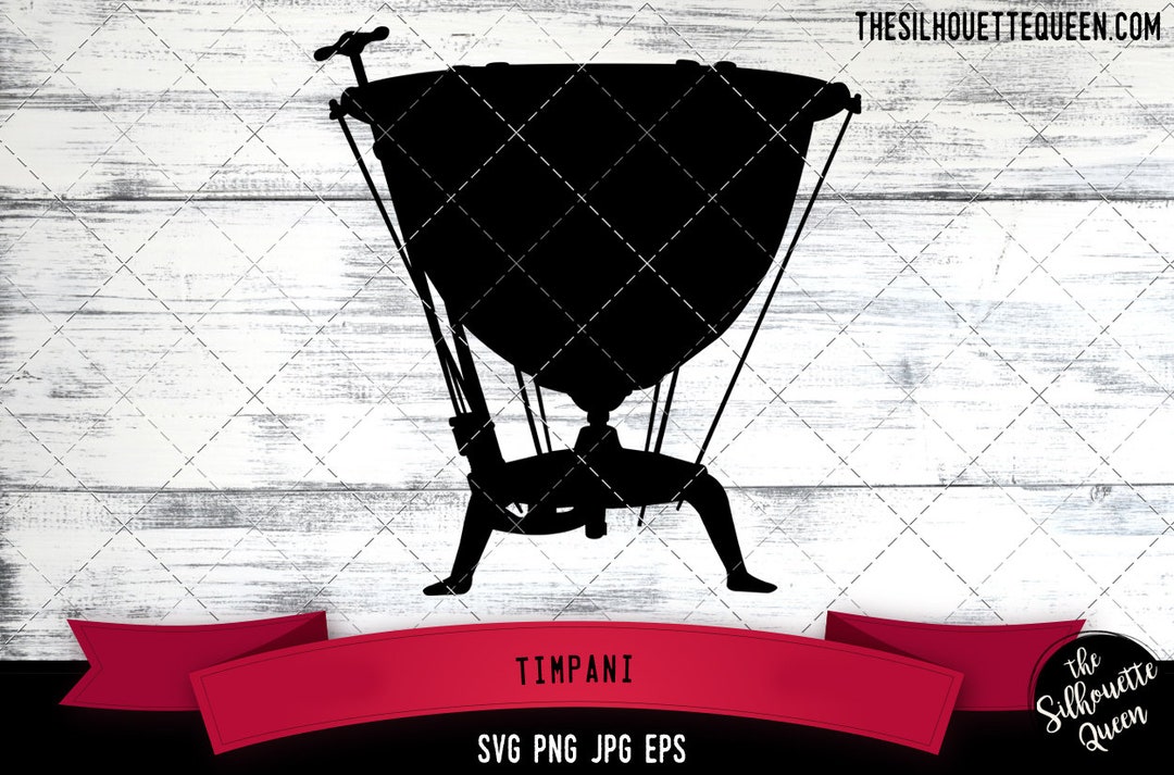 Timpani SVG, Silhouette, Logo, Timpani SVG Cut Files for Cricut Design ...