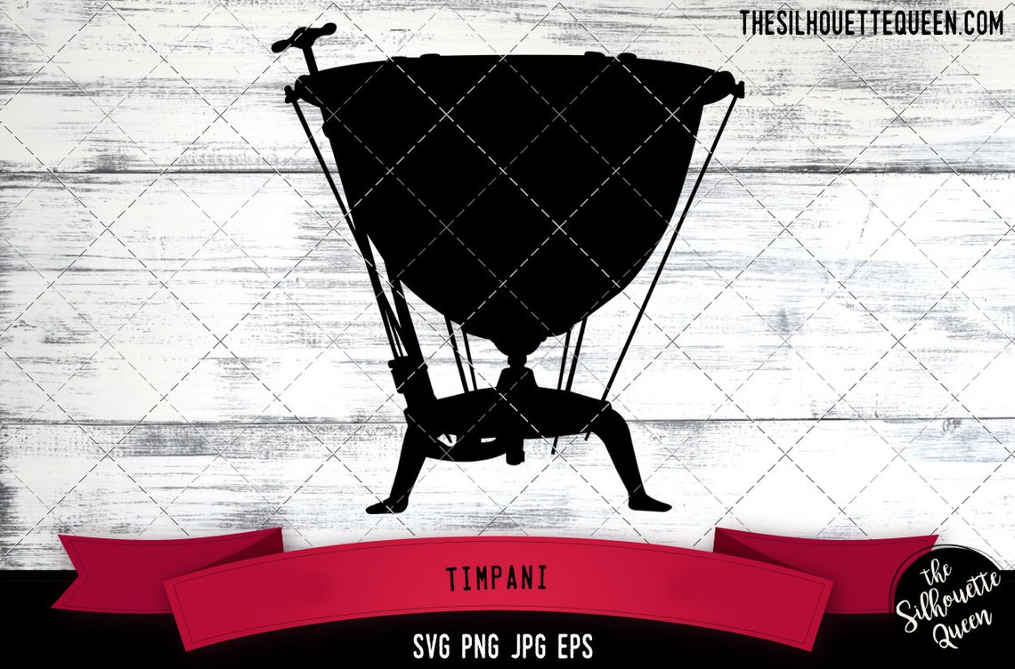 Timpani SVG Silhouette Logo Timpani SVG Cut Files for - Etsy Hong Kong