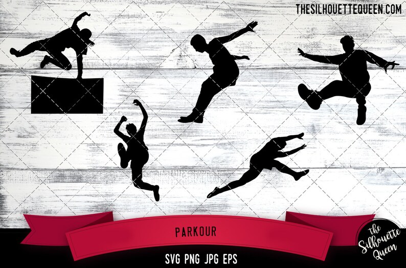 Parkour SVG, Silhouette, Logo, Parkour SVG Cut Files for Cricut Design ...