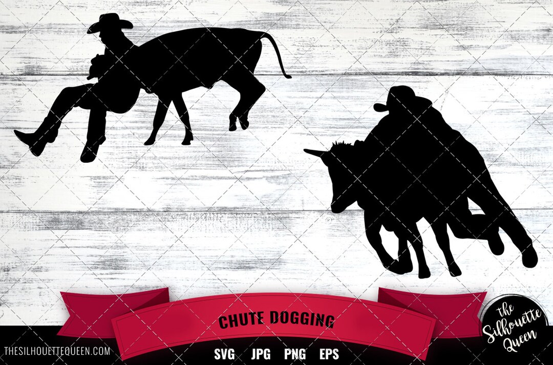 Chute Dogging, Rodeo Svg, Cowboy Svg, Western Svg, Country Svg, Rodeo ...