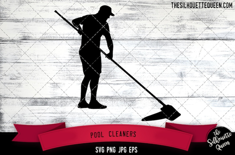 Pool Cleaners SVG, Silhouette, Logo, Pool Cleaners SVG Cut Files for ...