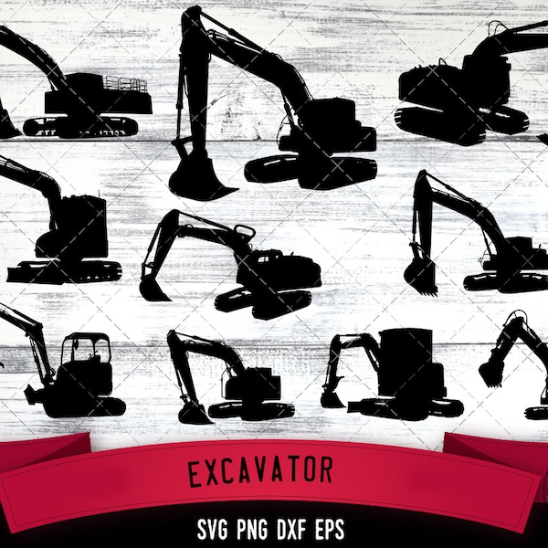 Excavator Bucket Svg - Etsy