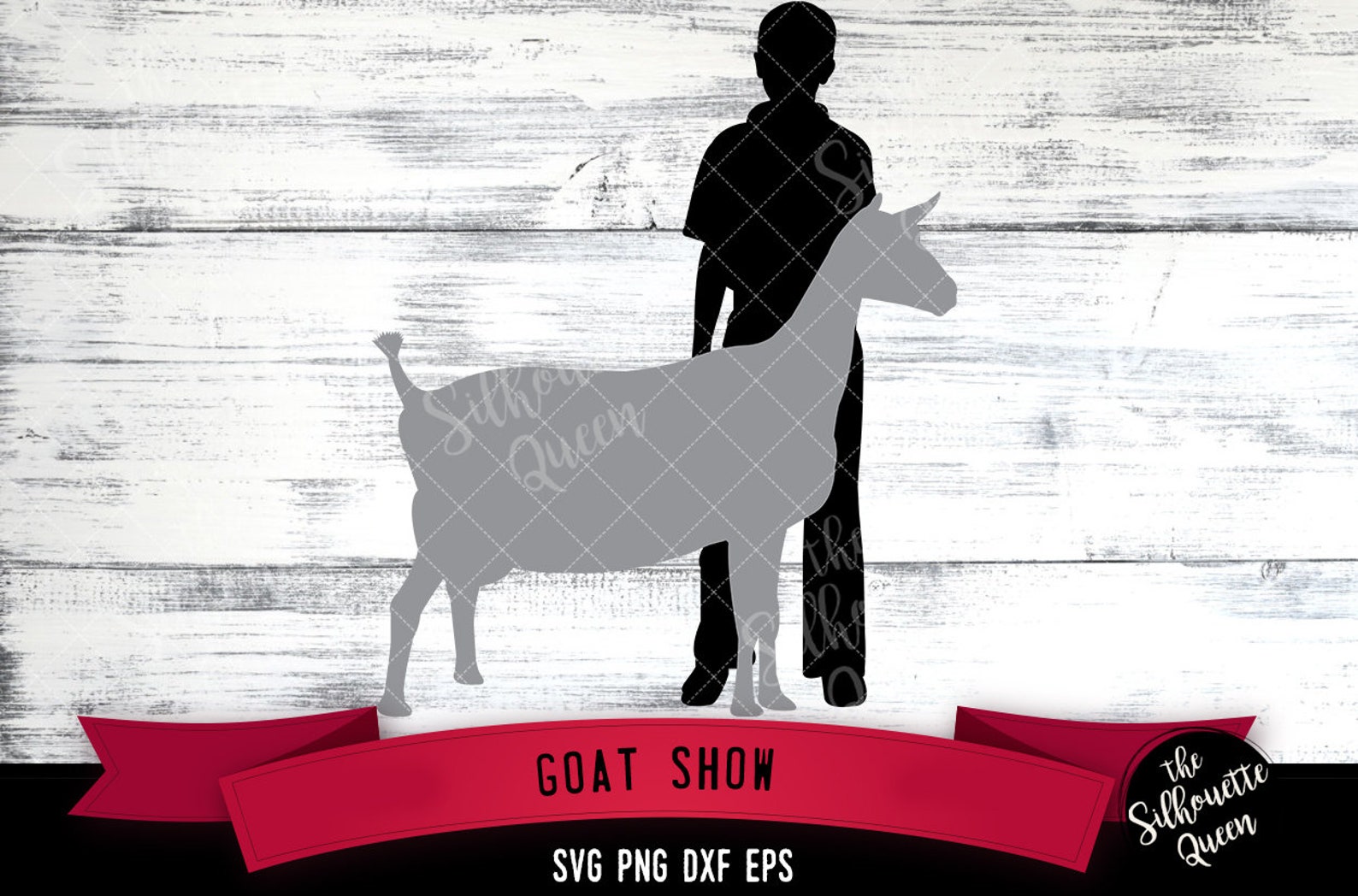 Goat Show Svg File Livestock Show Svg Cut File Silhouette | Etsy