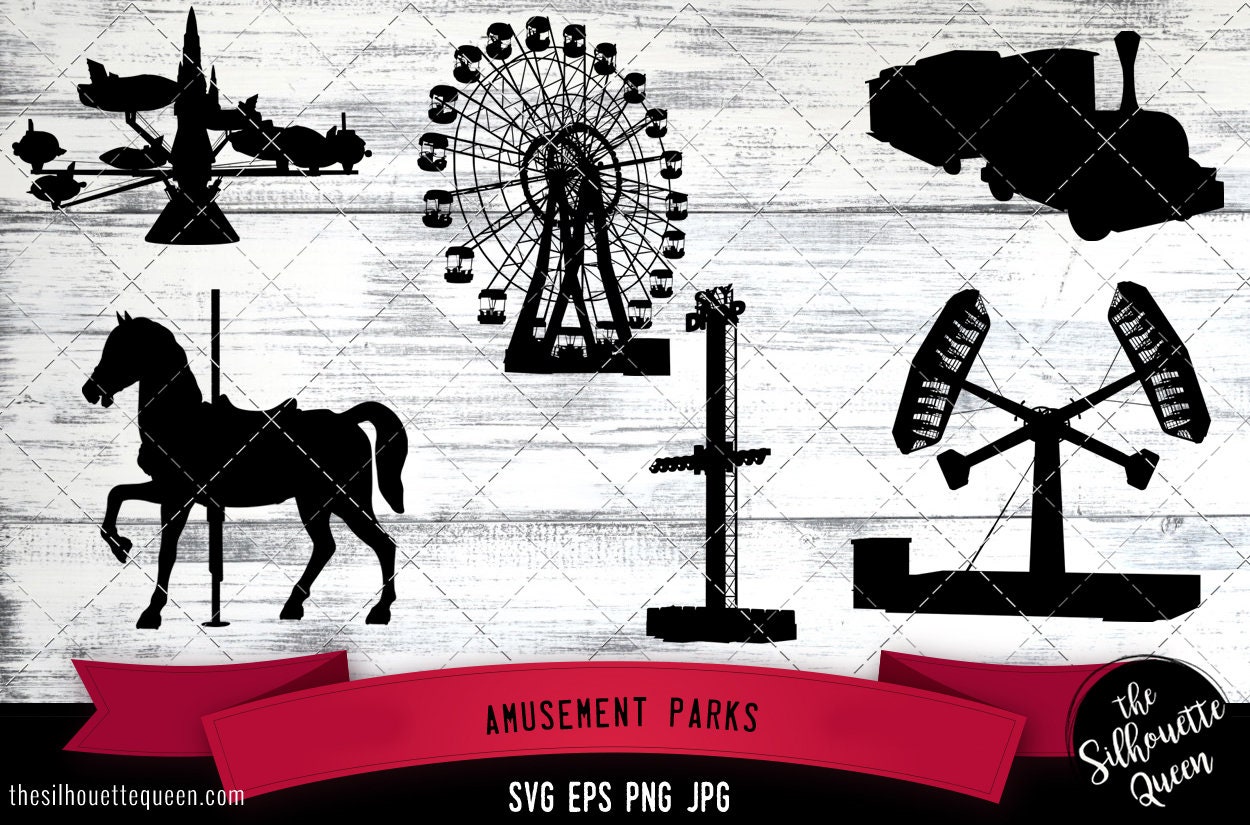 Theme Park Silhouette