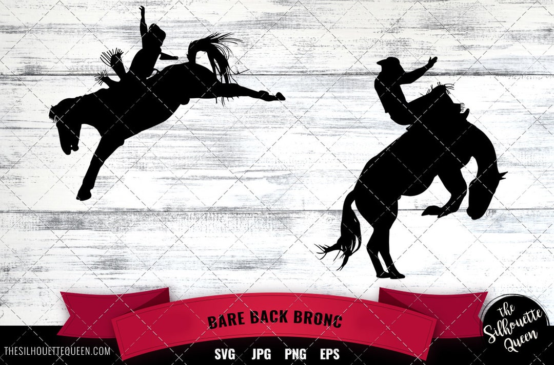 Bare Back Bronc, Rodeo Svg, Cowboy Svg, Western Svg, Country Svg, Rodeo ...