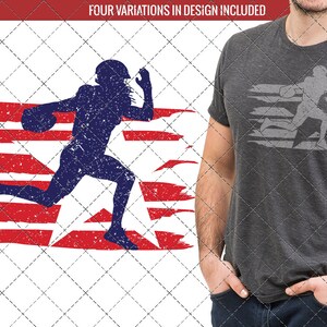 American Football -1 Flag Svg , Player Svg, American Flag, Fourth of ...
