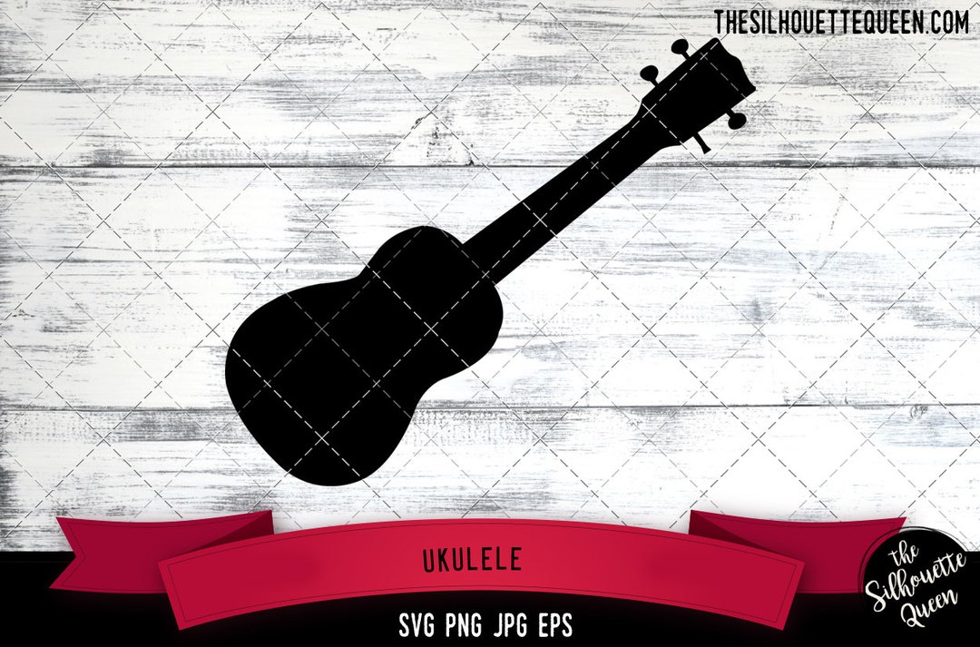 Ukulele SVG, Silhouette, Logo, Ukulele SVG Cut Files for Cricut Design ...