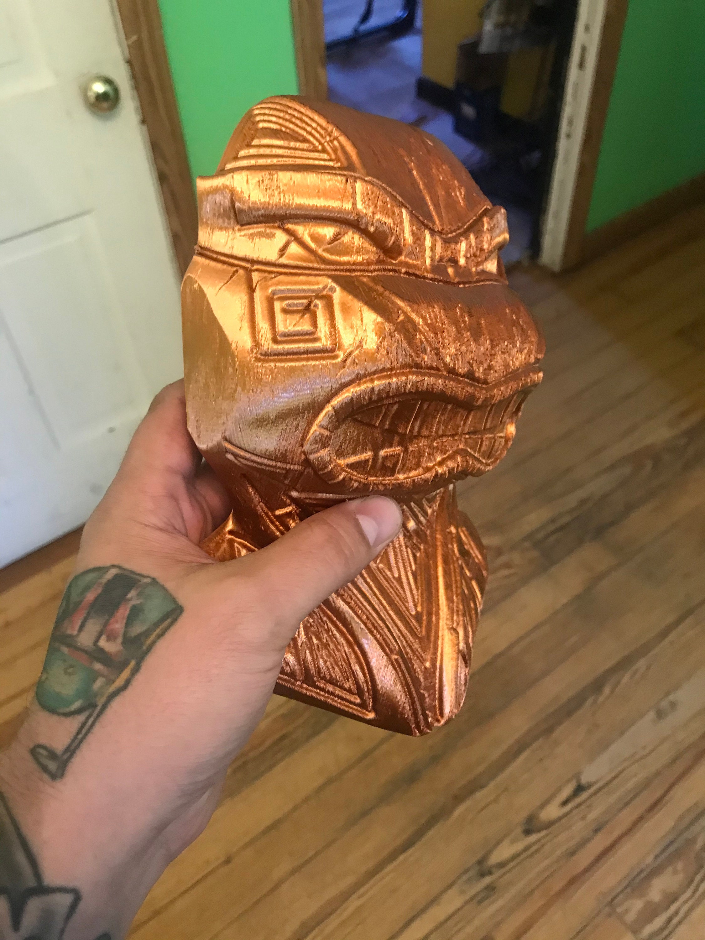 TMNT Raphael Bronze Wall Tiki Teenage Mutant Ninja Turtles - Etsy