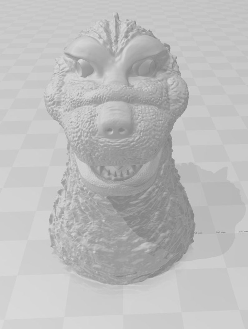 1954 Godzilla Suit Sized Bust Head Stl for 3D Printing - Etsy