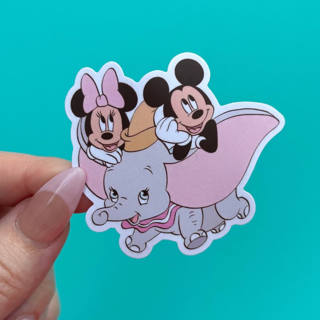 Custom Park Mouse Elephant Ride | Waterproof Sticker - Etsy