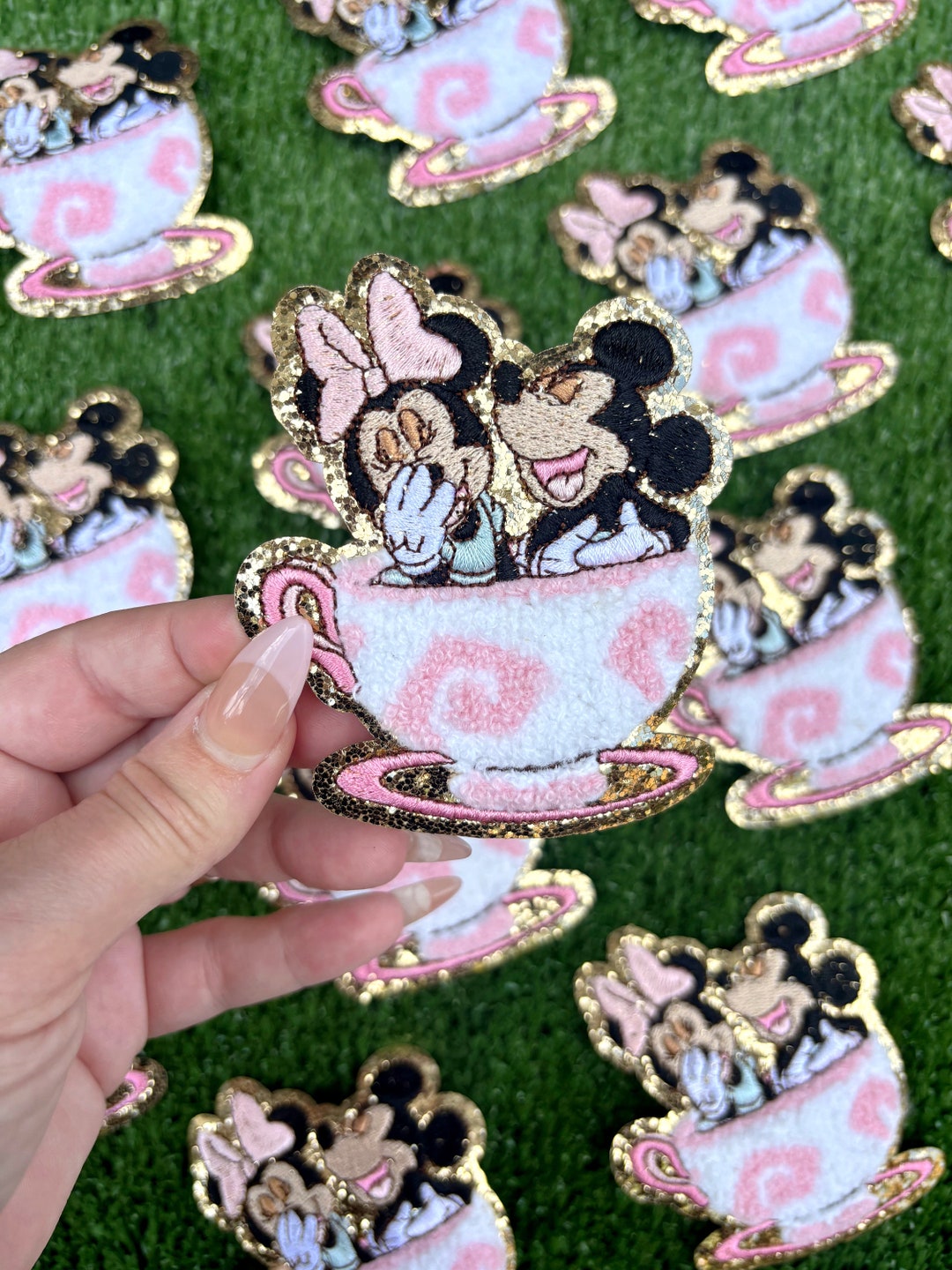 Custom Mouse Teacups Patch | Iron on Theme Park Patch - Etsy