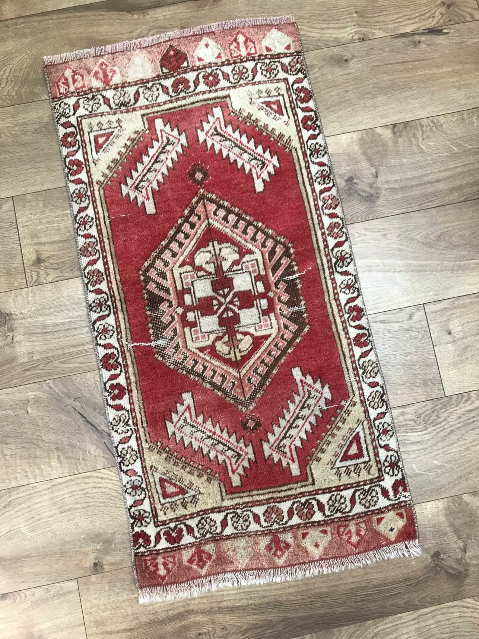 Vintage Mini Turkish Rug Small Turkish Rug Vintage Bathmat - Etsy