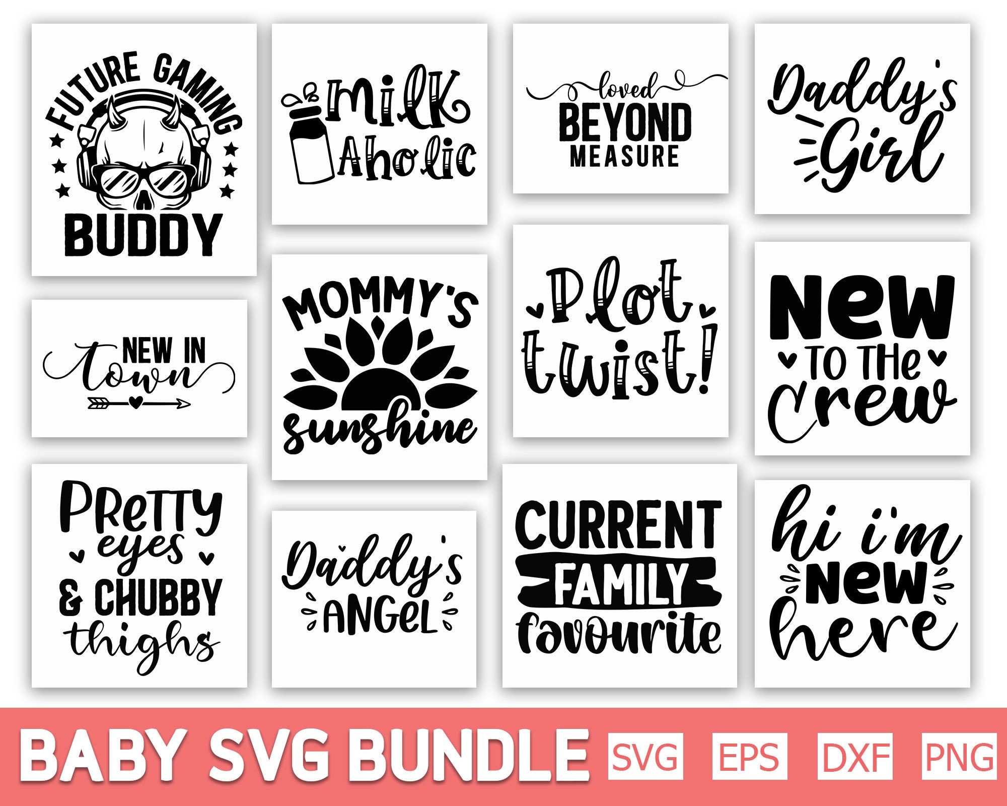 Baby Svg Bundle Baby Onesie SVG Newborn SVG Bundle Baby - Etsy