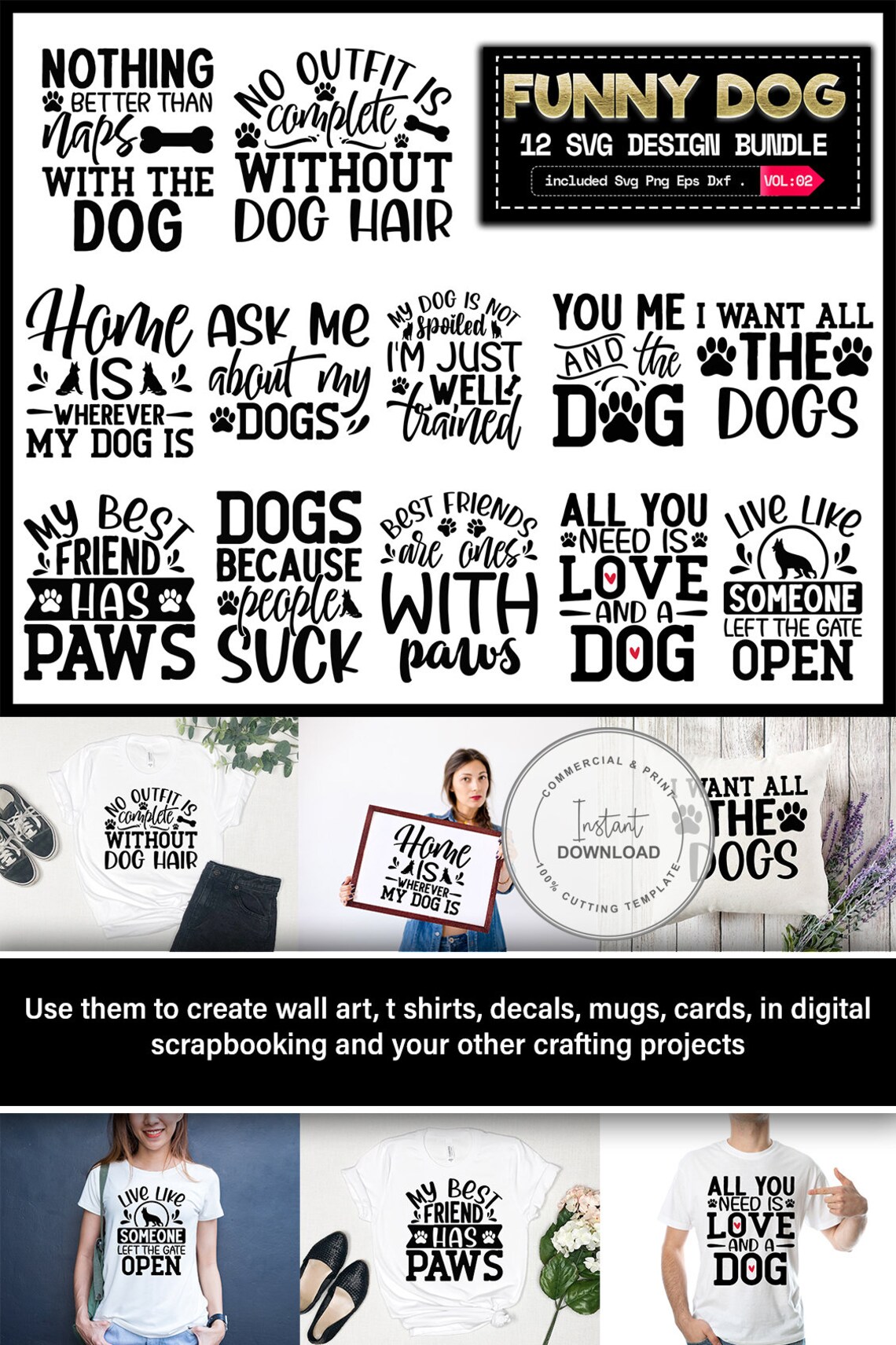 Dog SVG Bundledogs SVG Dog Bandana Designs Dog Life Svg - Etsy